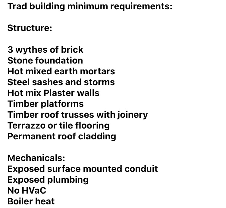 Book list – Trad Building